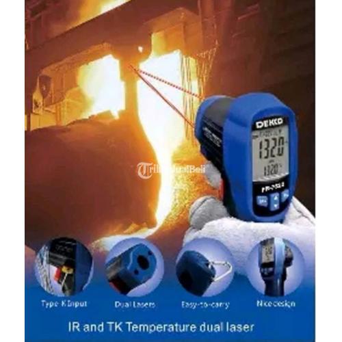 Dekko Fr7822 Infrared Thermometer Laser, Pengukur Suhu Panas Tinggi di ...