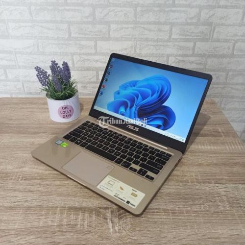 Laptop Asus Vivobook S14 A411U Gold RAM 8GB SSD 128GB Fullset Bekas ...