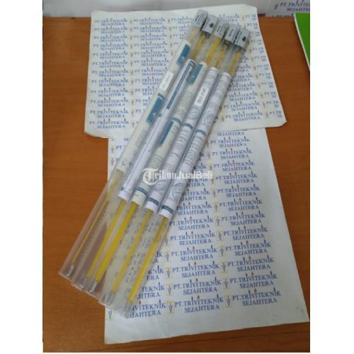 Thermometer glass ASTM 15C,termometer kaca pengukur suhu di2 to 80C di ...