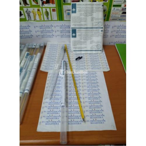 Thermometer glass ASTM 15C,termometer kaca pengukur suhu di2 to 80C di ...