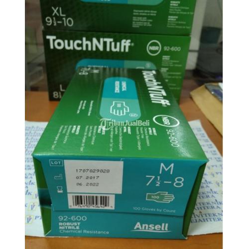 Sarung Tangan Ansell Nitrile Touch n Tuff 92600, Hand Glove Disposable ...