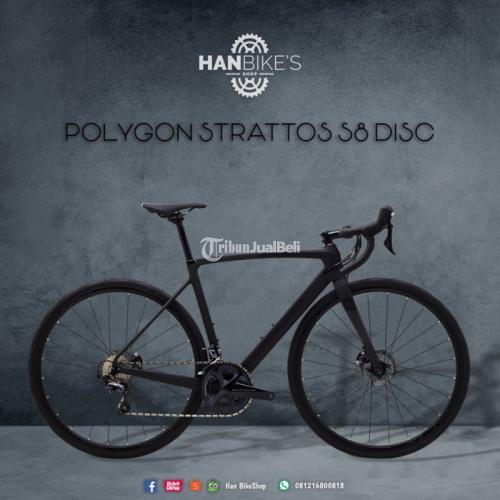 Road Bike Polygon Strattos S8 Disc Size M Second Normal Siap Pakai di ...