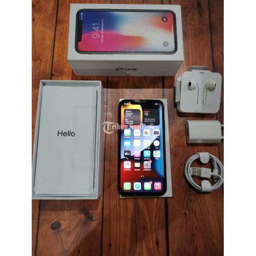 HP Apple iPhone X 64G Grey Bekas PA/A Fullset No HF Aman Normal All ...