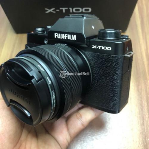 Kamera Fujifilm XT 100 Lensa Kit Fullset Dusbook Bekas Normal No Jamur ...