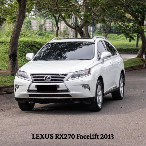 Mobil Toyota Lexus RX 270 Facelift⁣⁣ 2013⁣⁣ Bekas Harga Terjangkau Siap ...