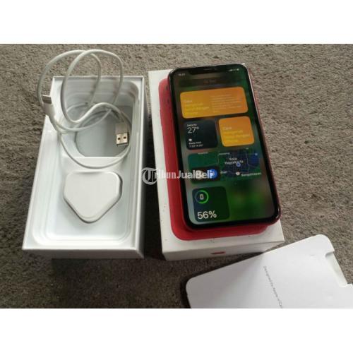 HP iPhone 11 64GB Warna Merah Bekas Fullset Like New Bisa TT di ...