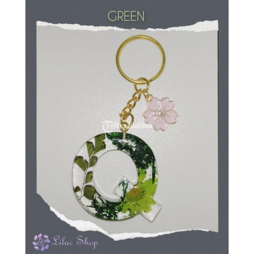 Gantungan Kunci Resin Bunga dan Daun Asli Cantik Handmade di Cimahi ...