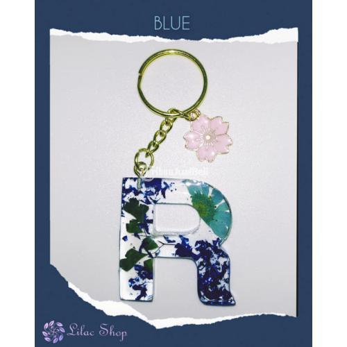 Gantungan Kunci Resin Bunga dan Daun Asli Cantik Handmade di Cimahi ...
