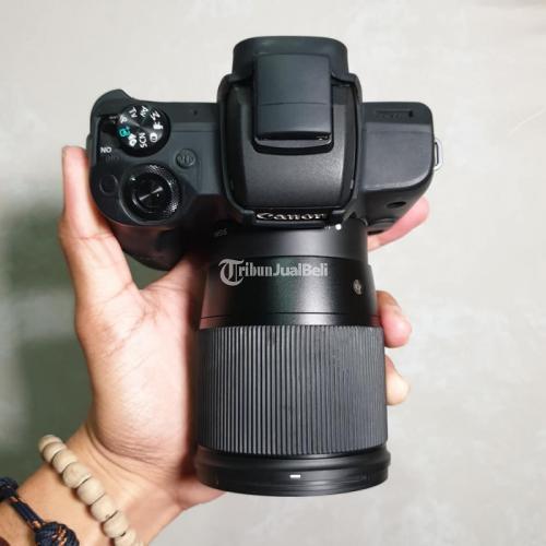 Kamera Canon EOS M50 Lensa Sigma 16mm F1.4 Bekas Normal Fullset di ...