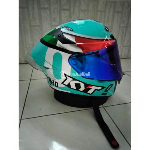 Helm FullfaceKYT TTC Leopard Size L Bekas Visor Iridium Blue Spoiler 3D ...