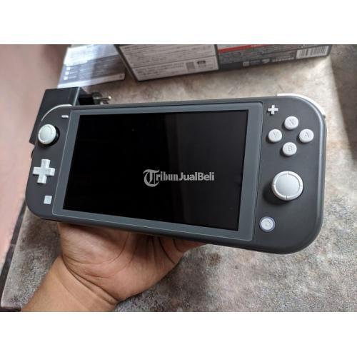 Konsol Game Nintendo Switch Lite Grey Fullset Bekas Normal Tombol Aman ...