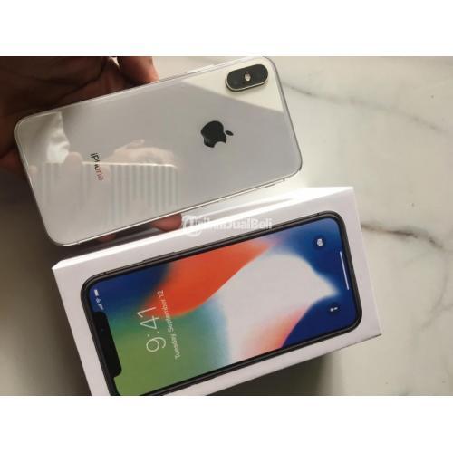 HP iPhone X 64GB Secon Silver Mulus No Minus Siap Pakai di Semarang ...