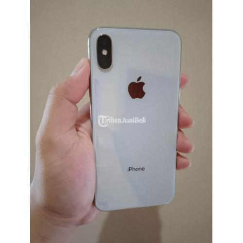 Hp iPhone X 64GB Silver Second Ex Inter Fullset Mulus Like New Terawat ...
