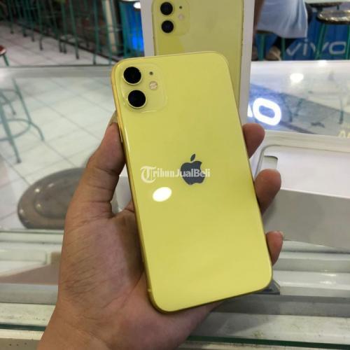 Hp iPhone 11 64GB Kuning Second Fullset Siap Pakai di Surakarta ...
