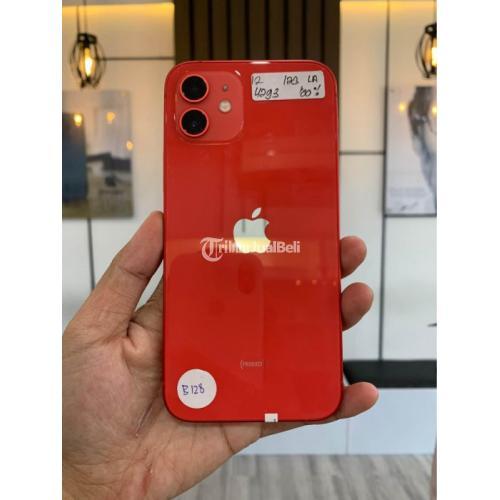 HP iPhone 12 128GB Merah Second Mulus Like New Ex Inter Siap Pakai ...