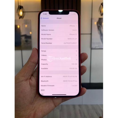 HP iPhone 12 128GB Merah Second Mulus Like New Ex Inter Siap Pakai ...