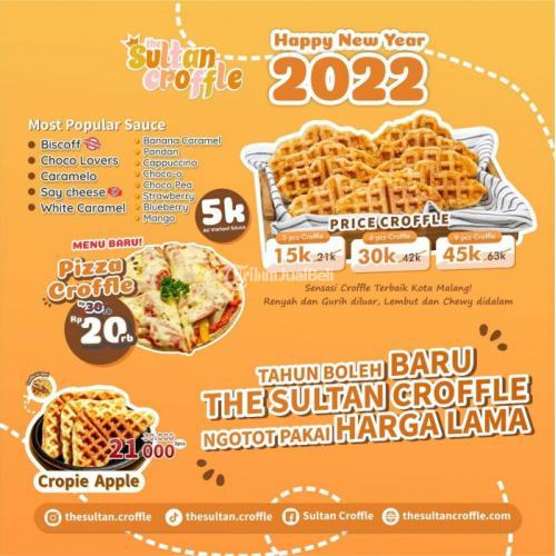 Croffle Sultan Khas Malang Rasa Mewah Harga terjangkau di Malang ...