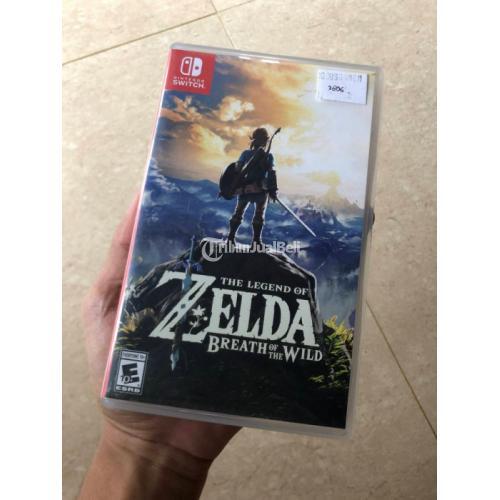 Konsol Game Nintendo Switch OLED Bekas Lengkap Normal Bonus Zelda BOTW ...