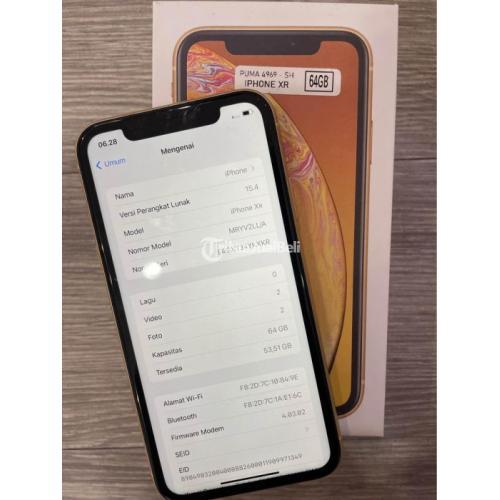 HP iPhone XR 64GB Kuning Beragaransi Fullset Seken di Yogyakarta ...