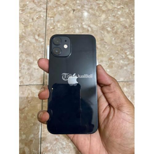 HP iPhone 12 Mini Bekas Fullset Siap Pakai Warna Hitam Harga Terjangkau ...