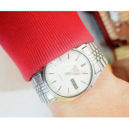 Jam Tangan Seiko Automatic Japan White Dial Seken Original di Solo ...