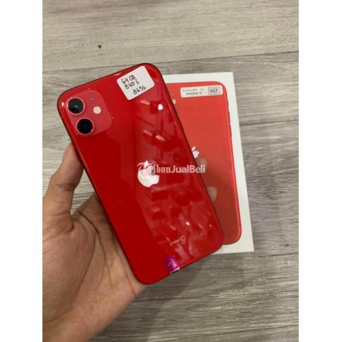 HP iPhone 11 64GB Merah Bekas No Minus Ex Inter Siap Pakai di Sleman ...