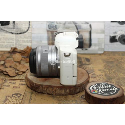 Kamera Canon M50 Lensa Kit 15di45 STM Second Fullset Box No Minus di ...