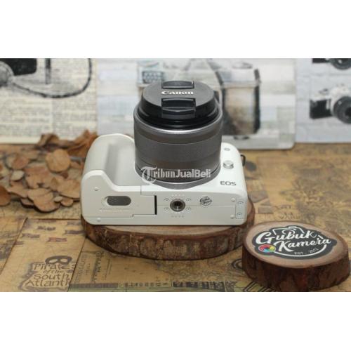 Kamera Canon M50 Lensa Kit 15di45 STM Second Fullset Box No Minus di ...