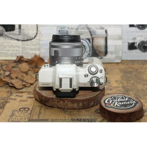 Kamera Canon M50 Lensa Kit 15di45 STM Second Fullset Box No Minus di ...