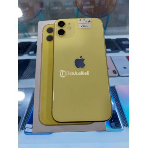 HP iPhone 11 64GB Kuning Seken Fullset Mulus Siap Pakai di Demak ...