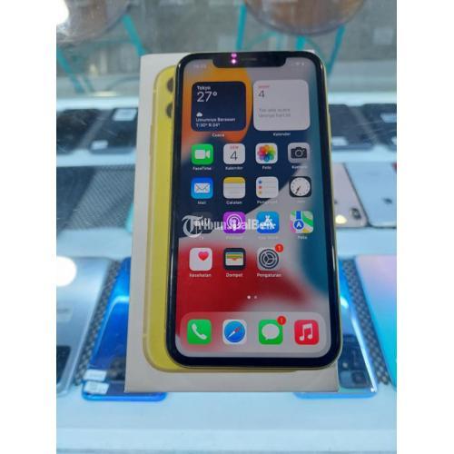 HP iPhone 11 64GB Kuning Seken Fullset Mulus Siap Pakai di Demak ...