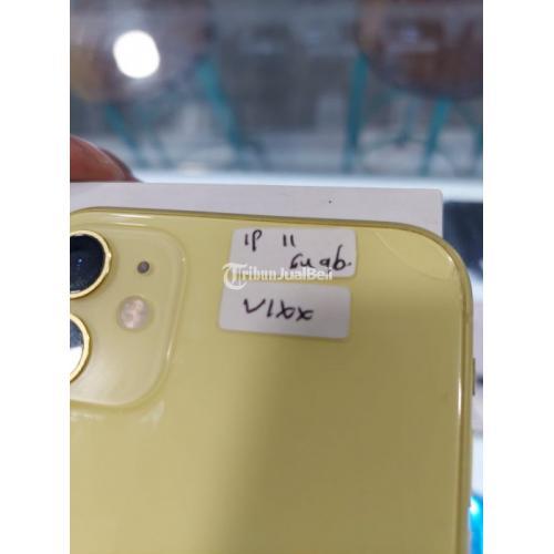 HP iPhone 11 64GB Kuning Seken Fullset Mulus Siap Pakai di Demak ...