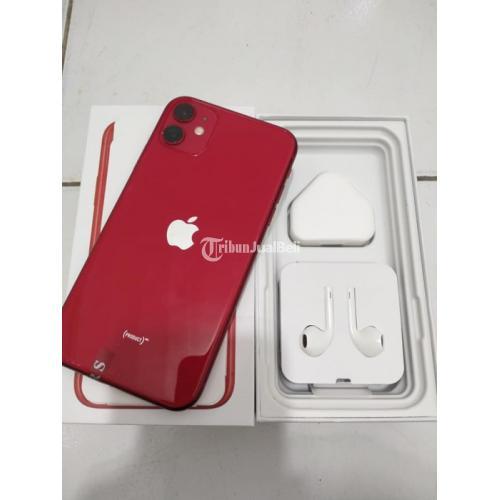 HP iPhone 11 64 Gb Bekas Warna Merah Siap Pakai Lengkap di Sragen ...