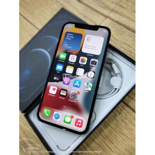 HP iPhone 12 Pro 128GB Biru Seken Normal Siap Pakai di Yogyakarta ...