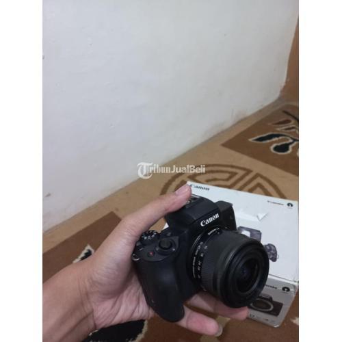 Kamera Mirrorless Canon M50 Fullset Seken Lensa Kit 15di45mm di ...