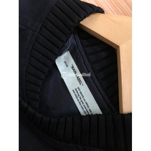 Off White Spray Paint Logo Varsity Jacket Bekas Mulus di Jakarta ...