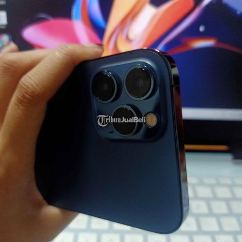 HP iPhone 12 Pro Max 256GB Pasific Blue Dual SIM Seken Normal di ...