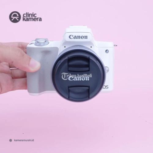 Kamera Canon M50 Lensa Kit 15di45mm IS STM Second Like New Fullset di ...