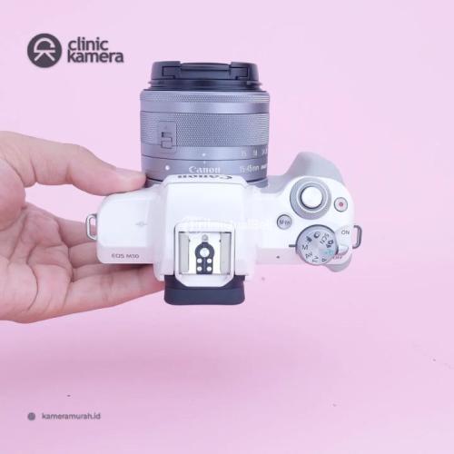 Kamera Canon M50 Lensa Kit 15di45mm IS STM Second Like New Fullset di ...
