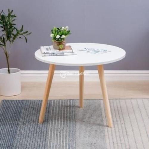 Meja Minimalis Bentuk Bulat Bisa Custom Ringan Kualitas Terbaik di ...