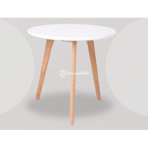 Meja Minimalis Bentuk Bulat Bisa Custom Ringan Kualitas Terbaik di ...