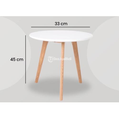 Meja Minimalis Bentuk Bulat Bisa Custom Ringan Kualitas Terbaik di ...