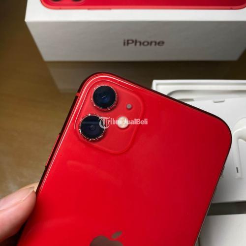 HP iPhone 11 128 GB Bekas Warna Merah Harga Nego Siap Pakai di ...