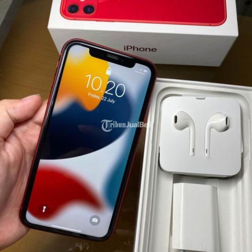 HP iPhone 11 128 GB Bekas Warna Merah Harga Nego Siap Pakai di ...