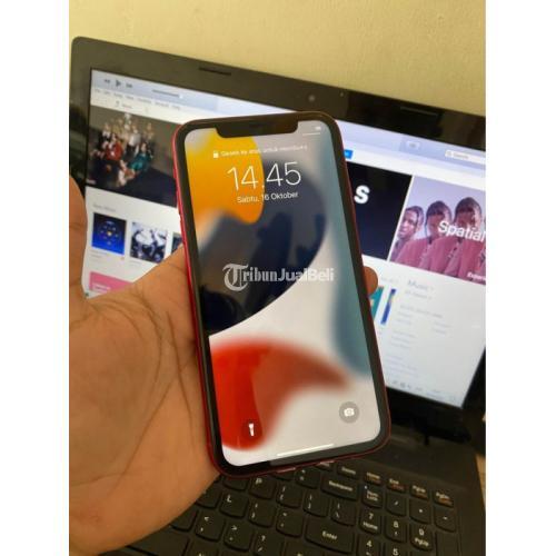 HP iPhone 11 64 GB Bekas Warna Merah Siap Pakai Fullset Normal di ...