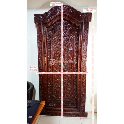 Pintu Lobby Villa Gebyok Full Ukir Ukiran Khas Style Motif Bali Etnik ...