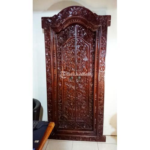 Pintu Lobby Villa Gebyok Full Ukir Ukiran Khas Style Motif Bali Etnik ...