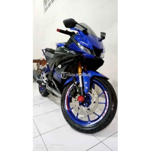 Motor Yamaha R15 V3 2020 Blue Seken Tarikan Responsif Surat Lengkap di Semarang - Tribun JualBeli