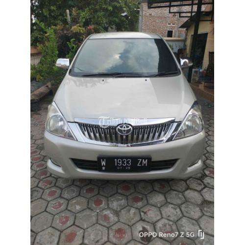 Mobil Toyota Innova G 2010 Silver Seken Surat Lengkap di Jombang ...