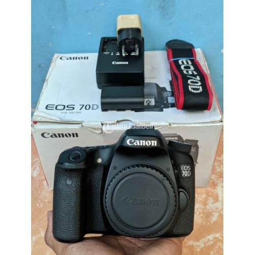 Kamera Canon 70D Body Only Fullset Box Seken Minus Pemakaian di Klaten ...